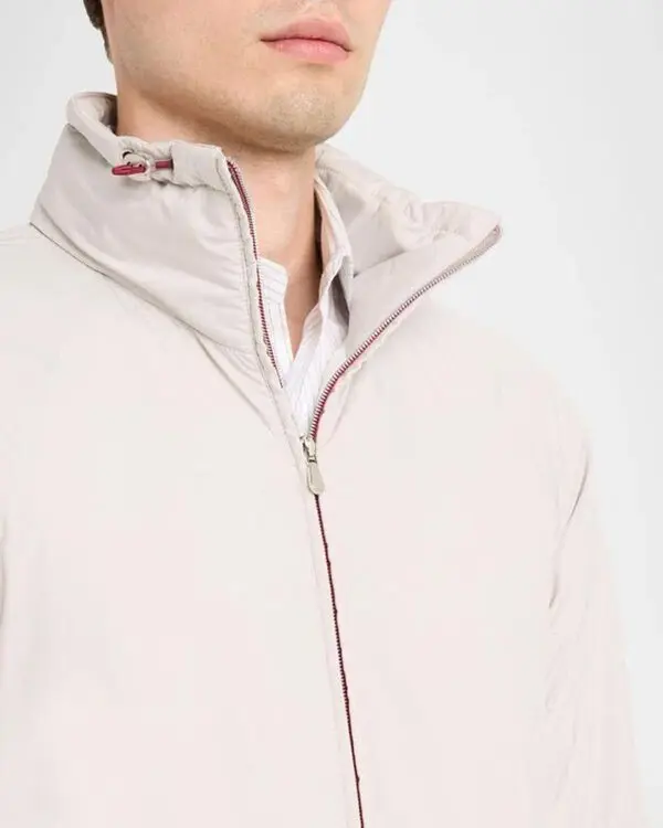 Brunello Cucinelli Apos;s Thermor Stand Collar Full-zip Jacket - Ice