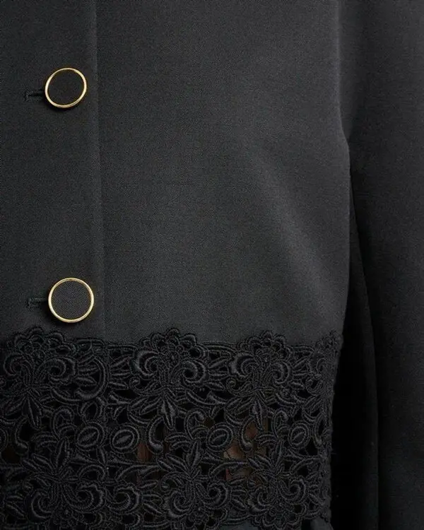 Chloé Lower Impact Wool Grain De Poudre Jacket