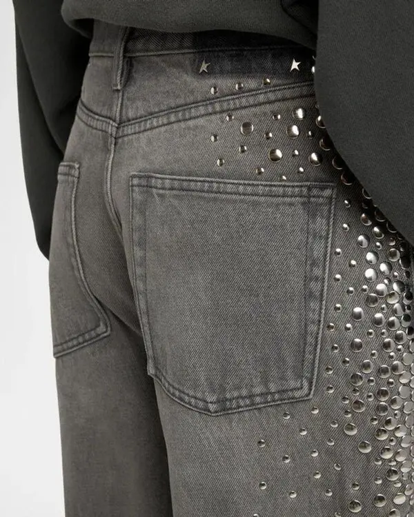 GOLDEN GOOSE Journey Studded Boyfriend Jeans