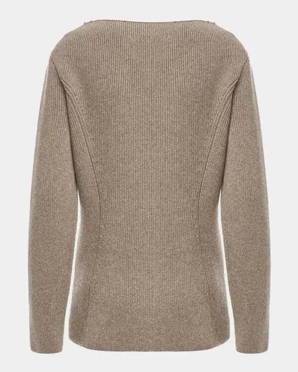 Malo Rib-knit Cashmere Pocket Cardigan