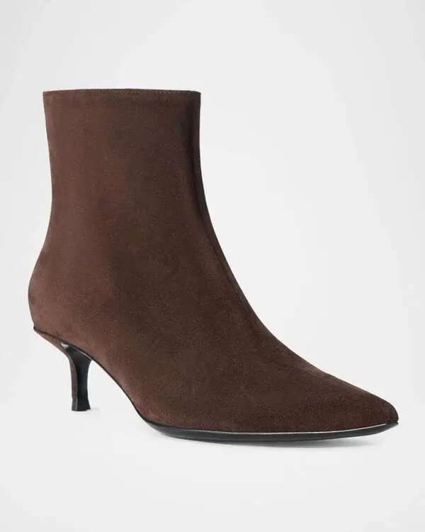 Staud 50mm Sebastian Suede Ankle Boots