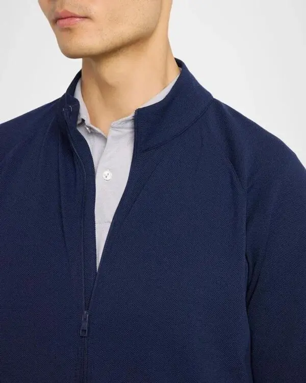 Peter Millar Apos;s Cradle Pique Performance Full-zip Jacket