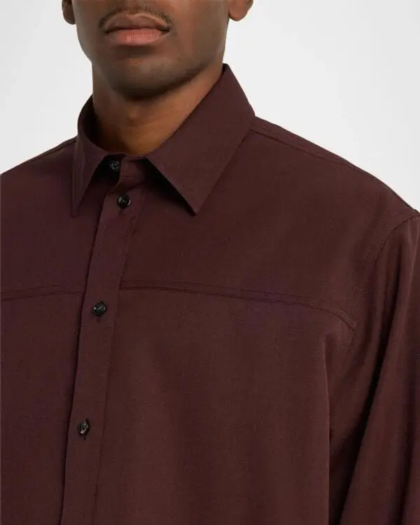 Bottega Veneta Apos;s Long-sleeve Wool Shirt