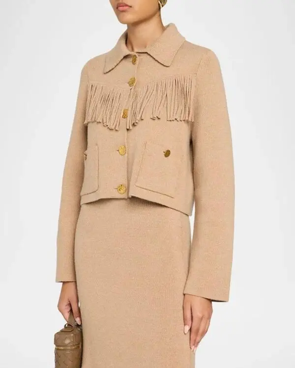Cara Cara Olympia Merino Wool Jacket - Camel