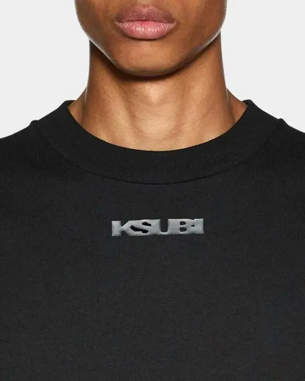 Ksubi Apos;s Sott Ekcess Logo Oversized Crewneck T-shirt