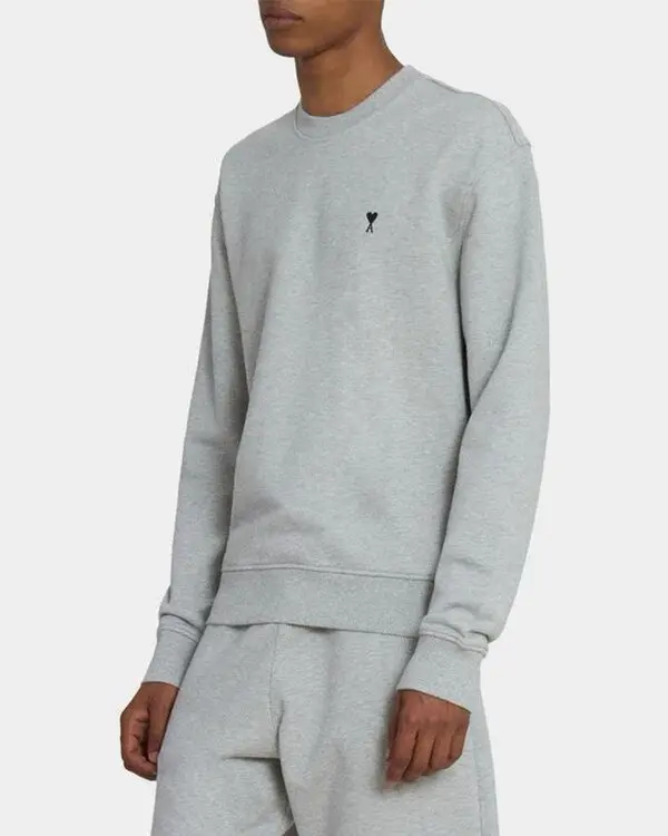 AMI Paris Contrasted De Coeur Sweatshirt