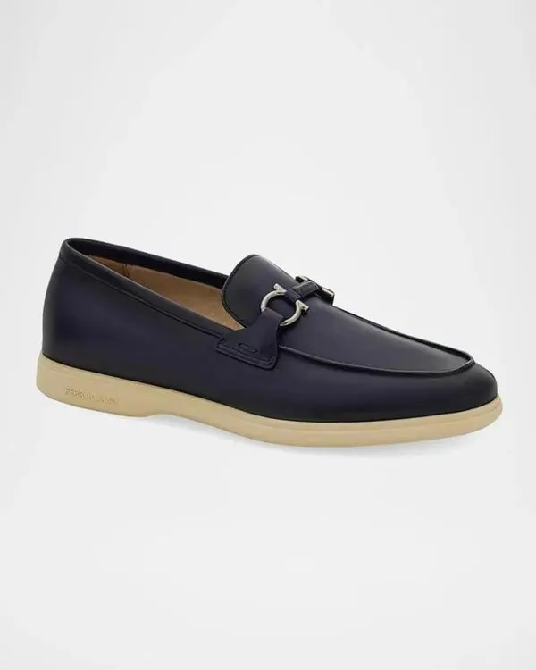 FERRAGAMO Apos;s Cosimo Leather Ganicni Bit Loafers