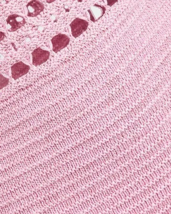 Retrofete Jaycee Crochet Halter Midi Dress
