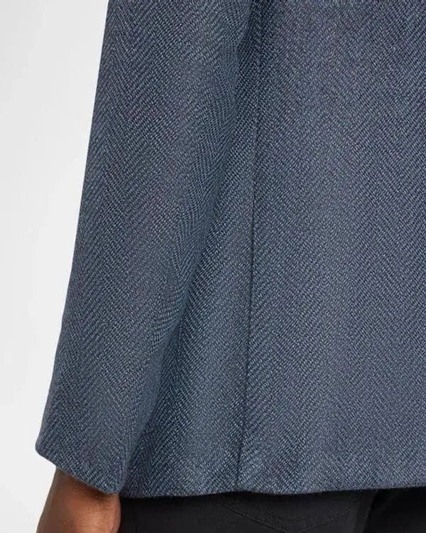 Zegna Apos;s Wool And Cotton Chevron Single-breasted Sport Coat