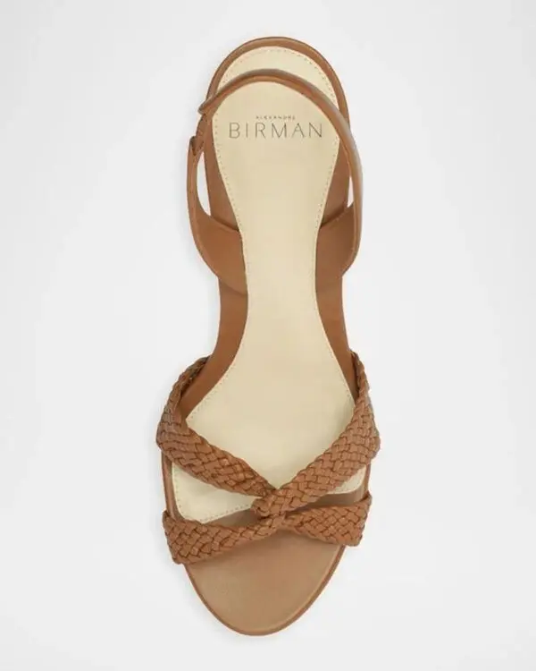 ALEXANDRE BIRMAN 75mm Sabrina Leather Sandals