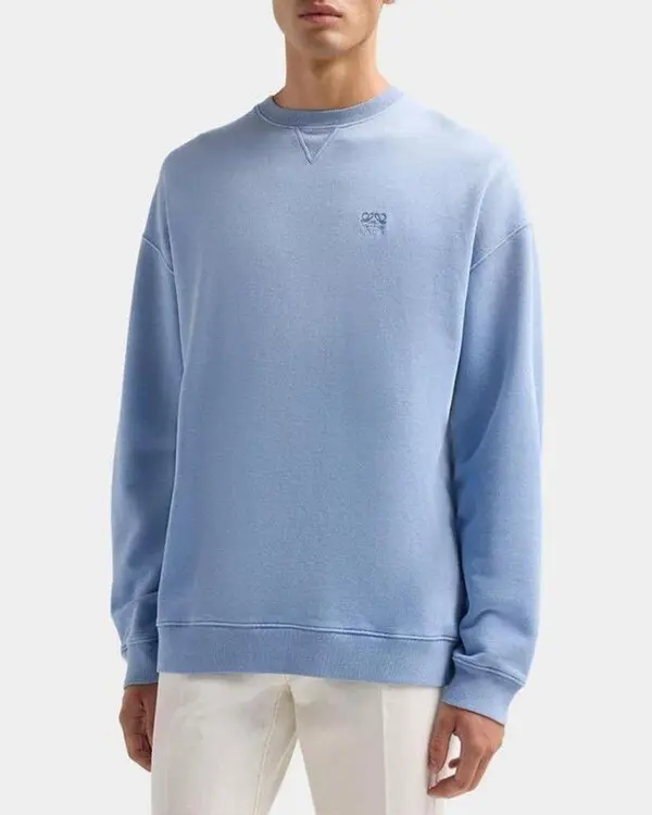 Loewe Anagram Cotton Crewneck Sweatshirt