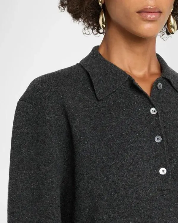 RÓHE Wool-blend Polo Sweater