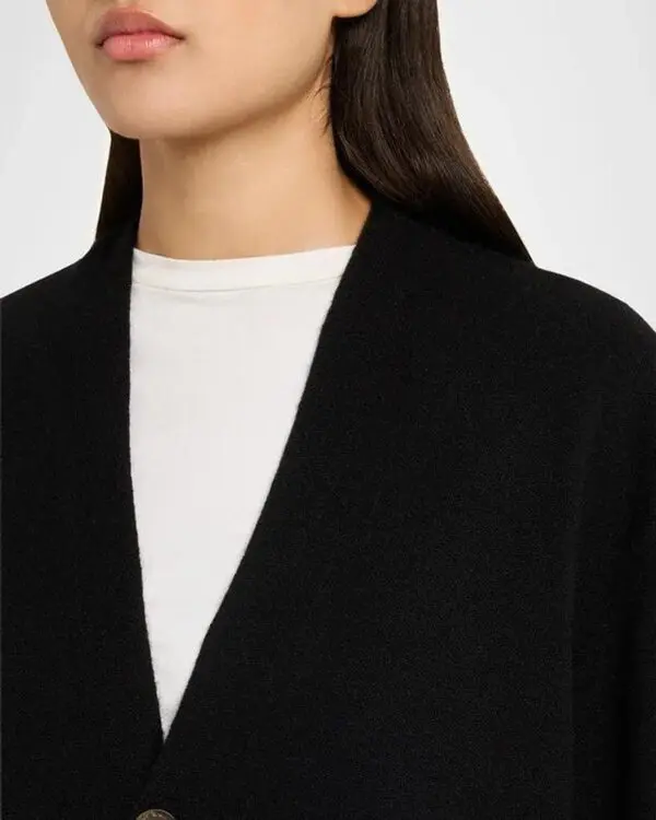 Guest In Residence Everywear Cashmere Knit Cardigan - Black