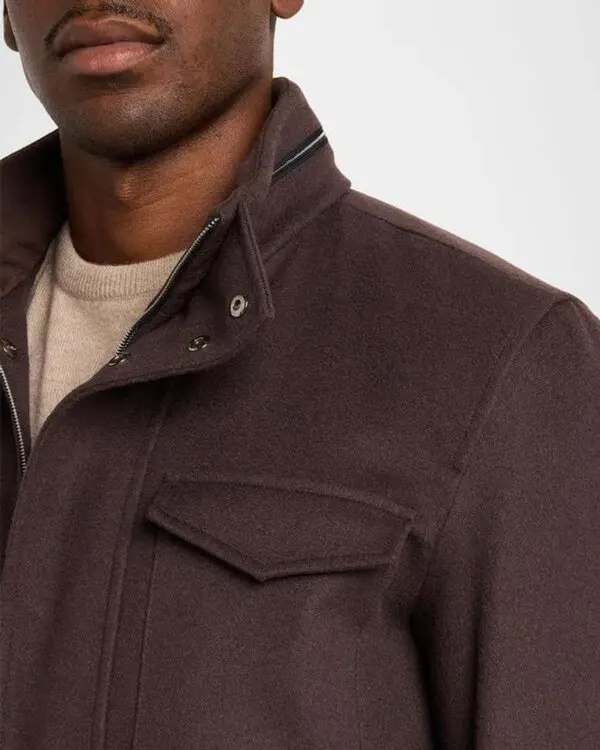 Herno Apos;s Virgin Wool-cashmere Jacket