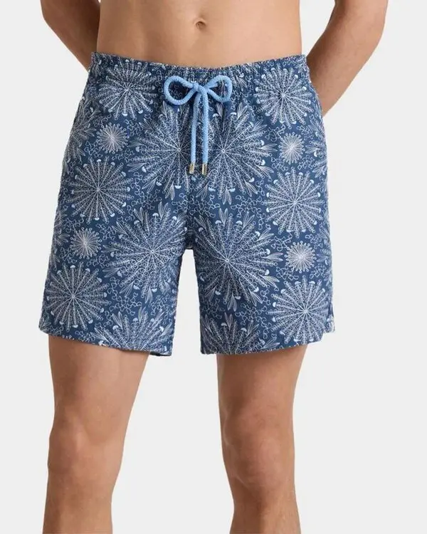 Vilebrequin Apos;s Mistral Embroidered Sea Urchin Swim Trunks