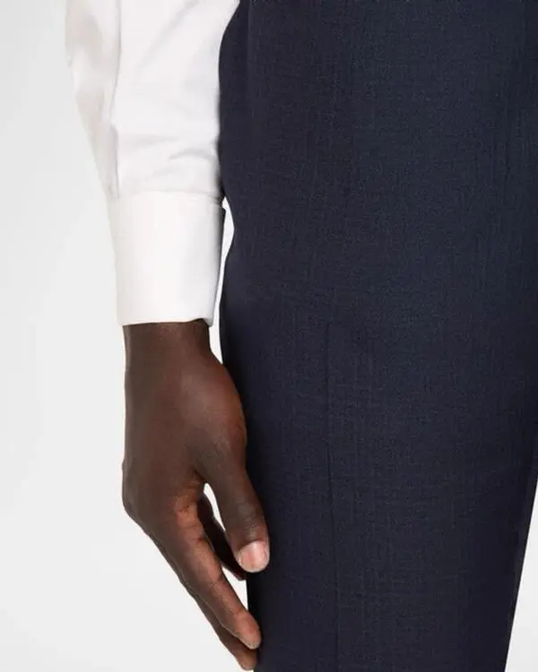 Canali Tonal Plaid Wool Single-breasted Suit