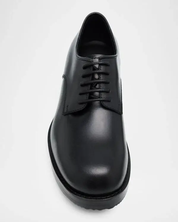 Dries Van Noten Apos;s Calf Leather Rubber-sole Derby Shoes