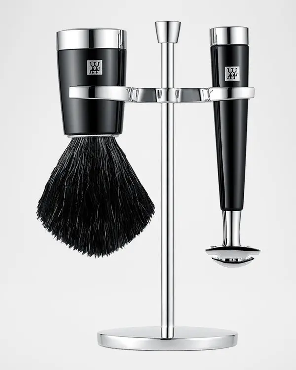 ZWILLING BEAUTY Classic Shaving Set With Safety Razor - Black