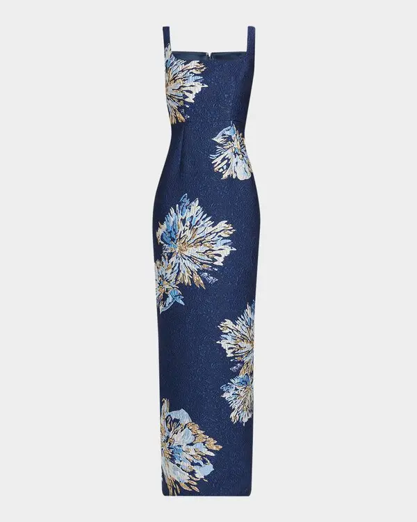 Saloni Bora Brocade Column Dress