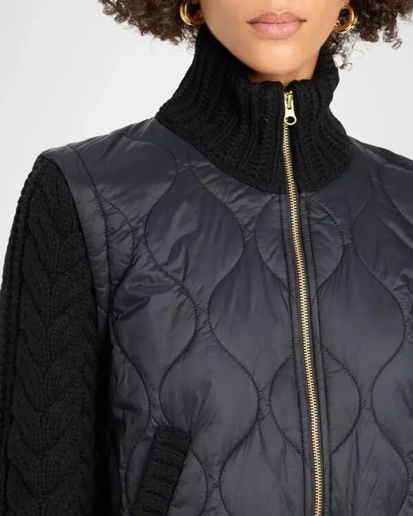 Veronica Beard Patra Quilted Wool-blend Jacket