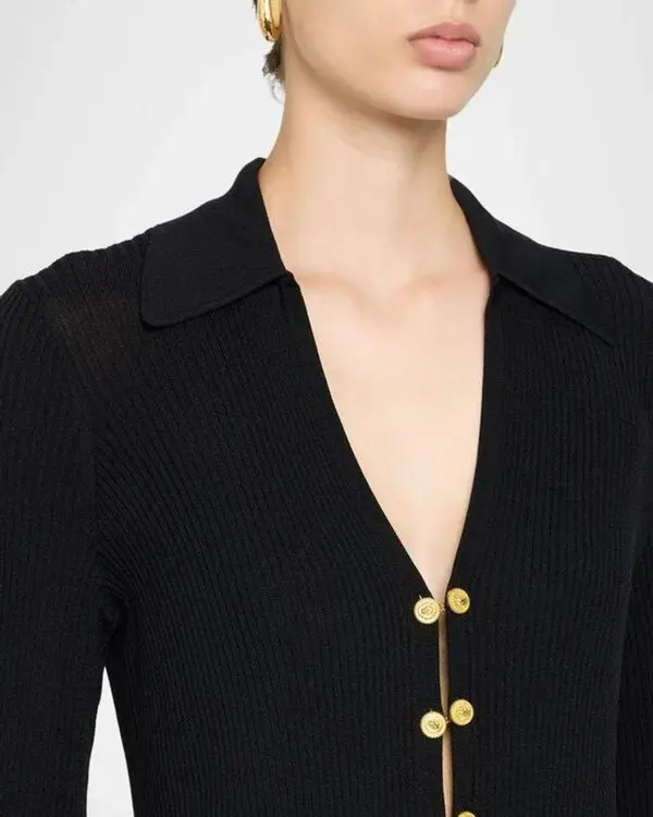 L & APOS;AGENCE Kaye Rib-knit Cardigan Top