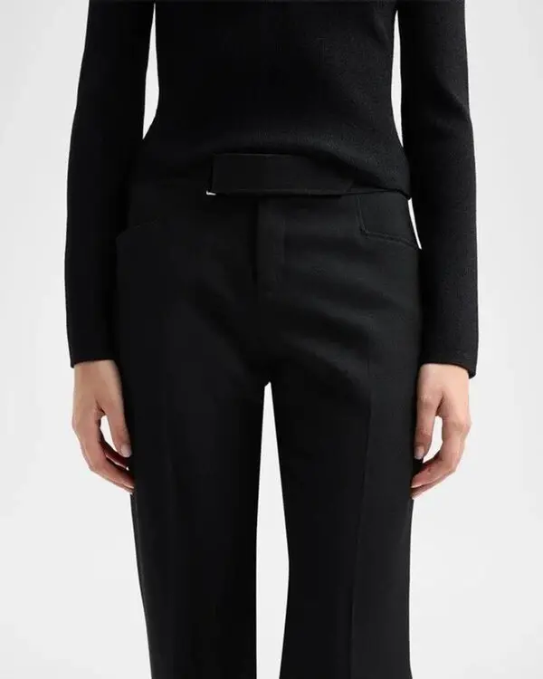 Balmain Cotton Grain De Poudre Trousers