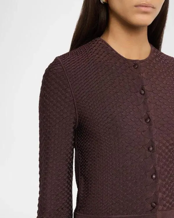 Adam Lippes Worth Viscose Knit Cardigan