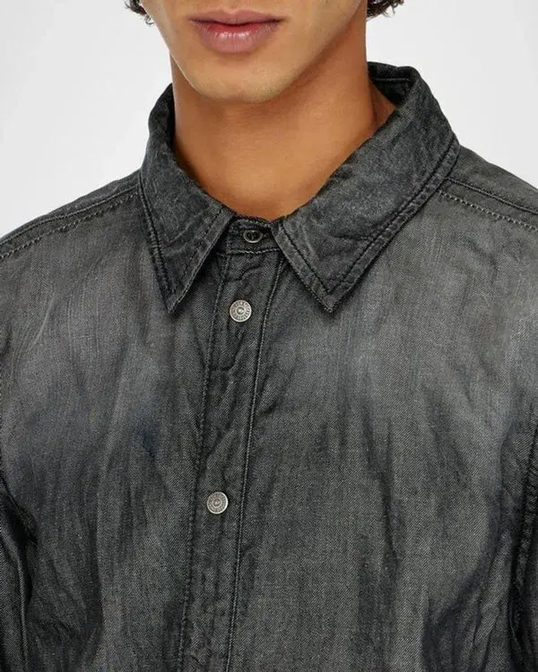 DIESEL® Apos;s Synar Washed Denim Button-front Shirt