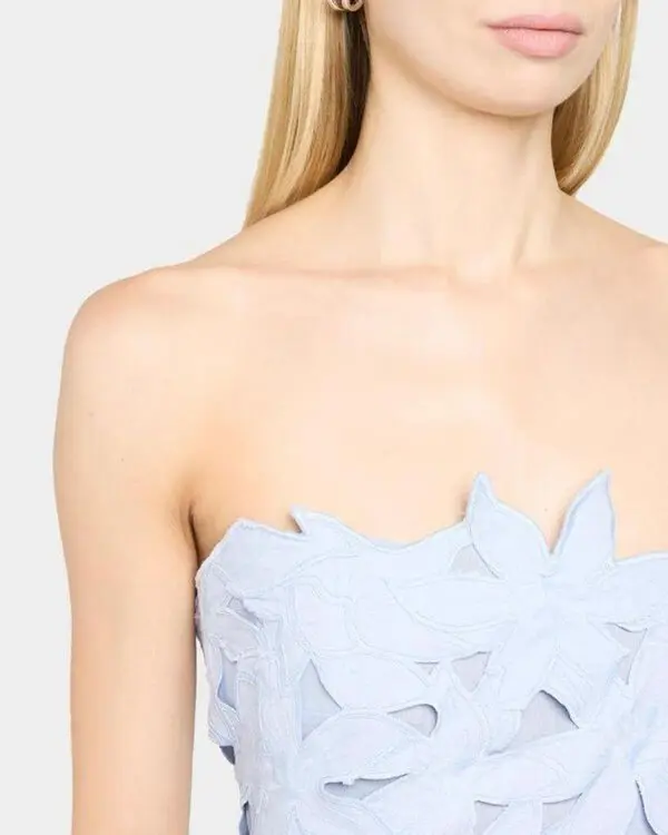 Simkhai Miri Floral Embroidered Mini Dress