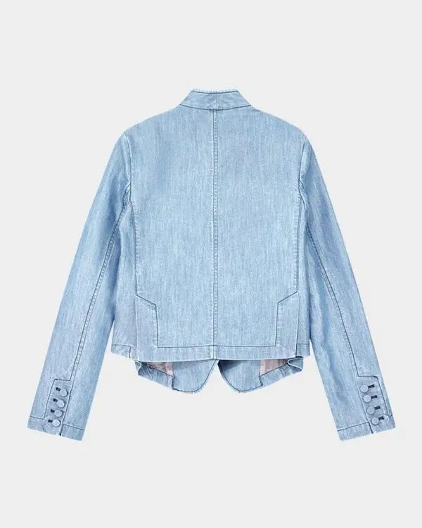 Emporio Armani Double-breasted Blazer - Denim