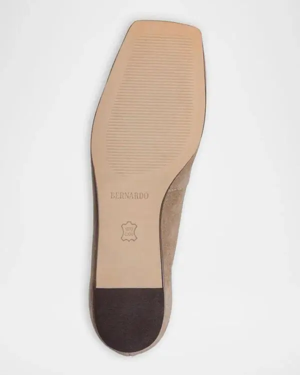 Bernardo Tate Suede Moccasins - Sandstone