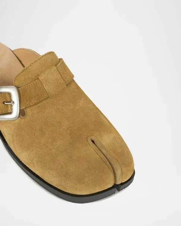 MAISON MARGIELA Apos;s Tabi Anatomic Split-toe Suede Mules