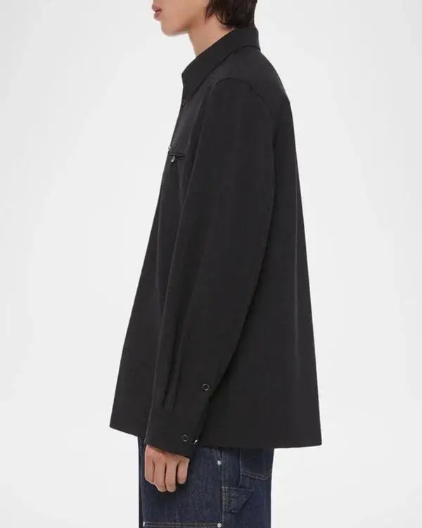 Helmut Lang Apos;s Wool-blend Shirt Jacket