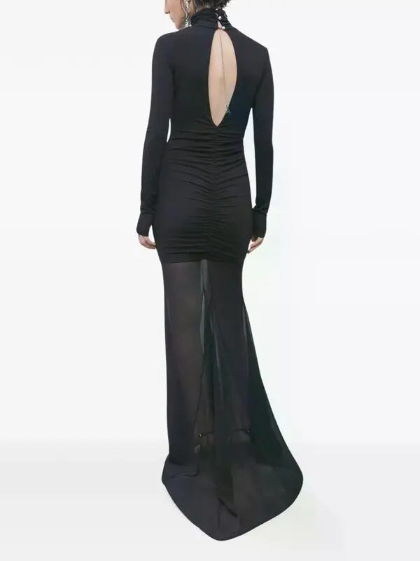 Patrizia Pepe Draped Cut-out Maxi Dress