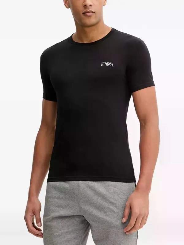 Emporio Armani Two-pack Of Jersey T-shirts With Bold Monogram Logo