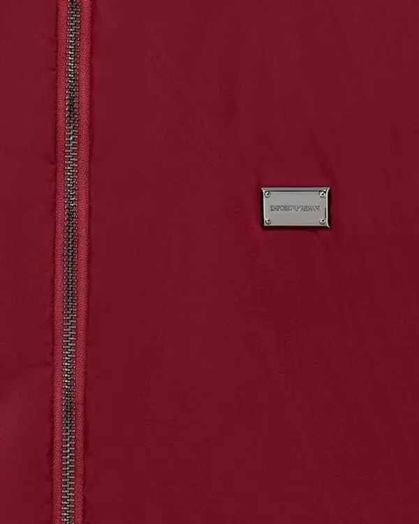 Emporio Armani Apos;s Reversible Nylon Full-zip Hooded Jacket