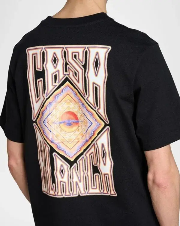 Casablanca Apos;s Hermon & Apos;s Mirage-print Cotton T-shirt