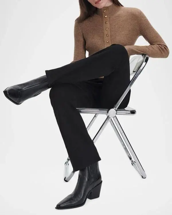 Rag & Bone 75mm Newbury Leather Chelsea Boots - Black