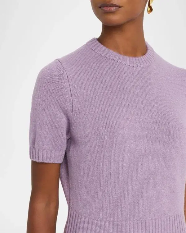 TOCCIN Elsie Short-sleeve Sweater - Dusli