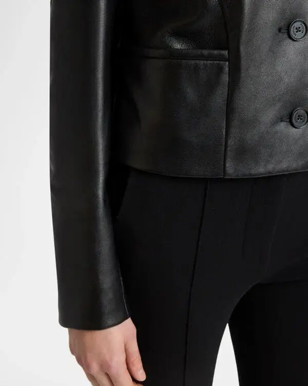 Proenza Schouler Kenza Leather Single-breasted Jacket