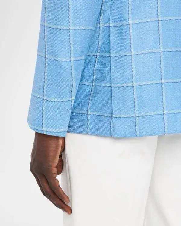 SARTORIO Apos;s Light Large Windowpane Sport Coat