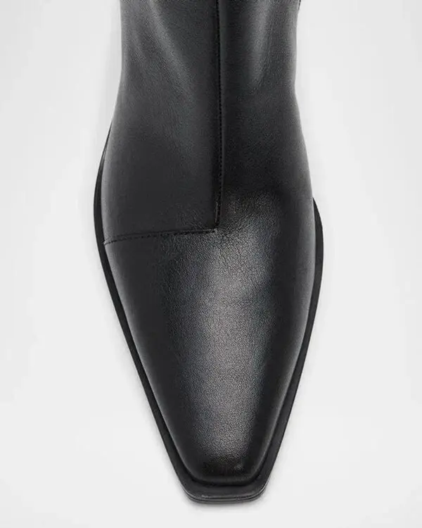 Rag & Bone 75mm Newbury Leather Knee-high Boots - Black