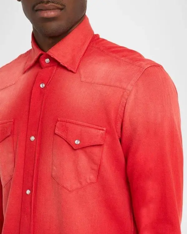 SARTORIO Apos;s Cotton Snap-front Western Shirt