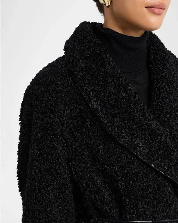 Simkhai Kimia Tie Waist Sherpa Jacket