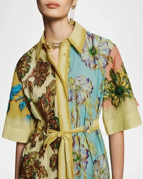 ALEMAIS Jerry Maxi Shirtdress