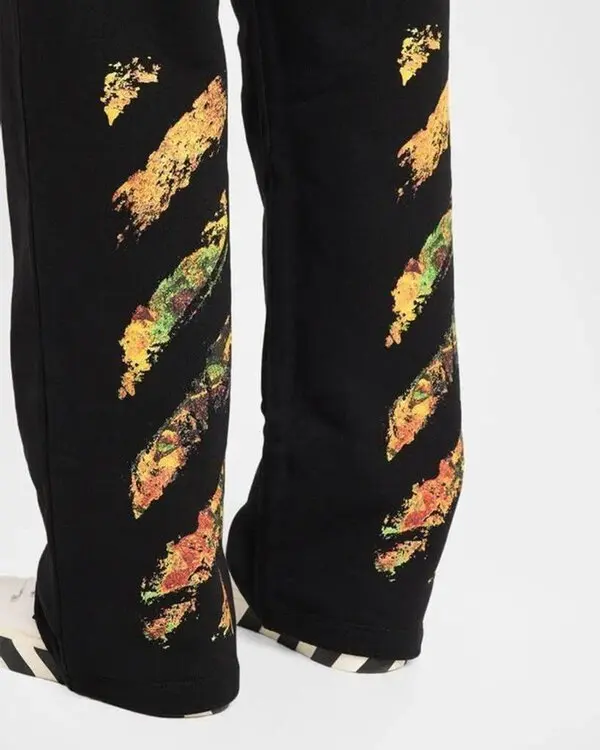 Off-White Apos;s Spices Arrow Cotton Terry Sweatpants