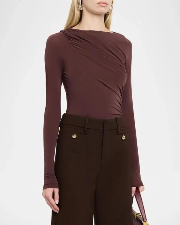 FRAME The Draped Top