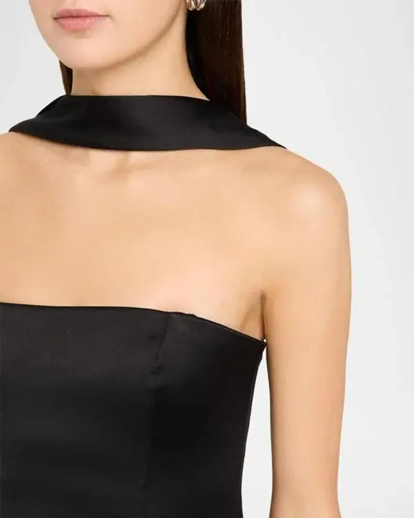Ramy Brook Karma Strapless Draped Gown