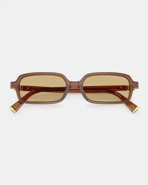 Miu Miu 52mm Rectangular Sunglasses