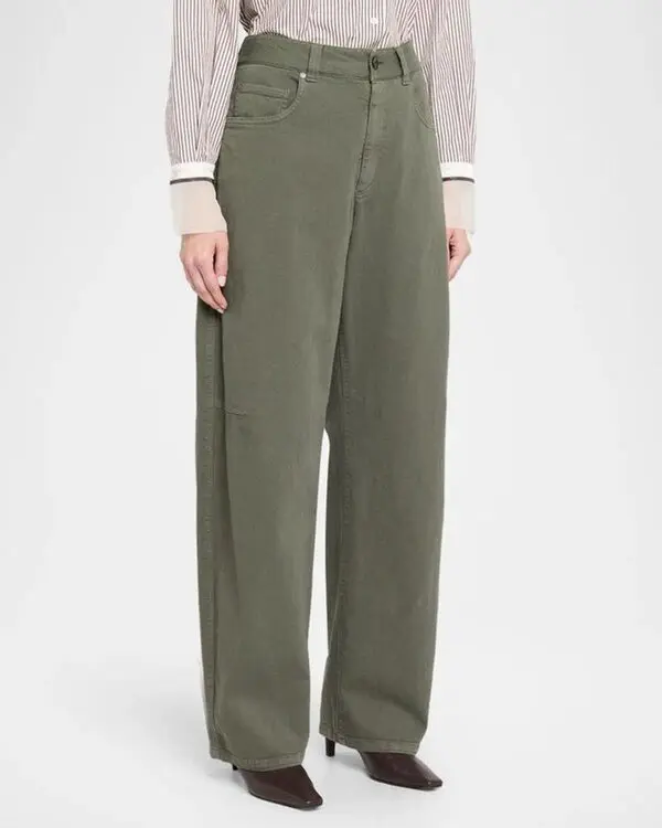 Brunello Cucinelli Super Stretch Wide-leg Jeans